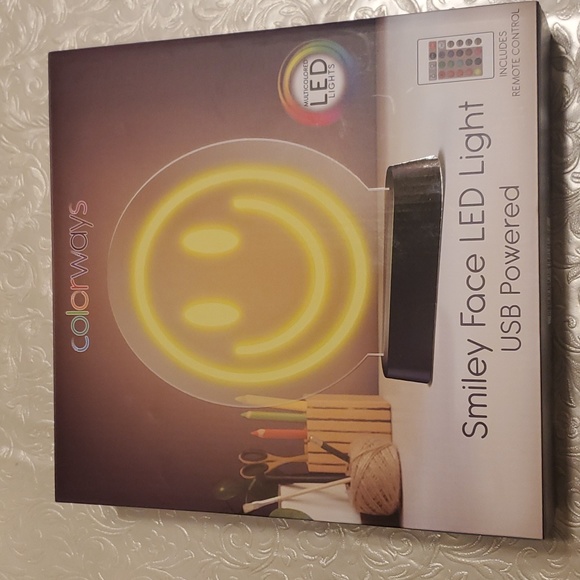 colorways | Other | Brand New Smiley Face Led Light Usb Power | Poshmark